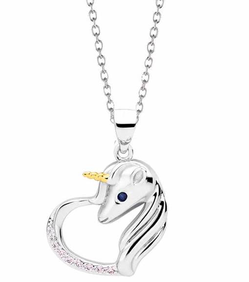 Lasten hopeariipus yksisarvinen ja sydän - Kulta-Aika verkkokauppa