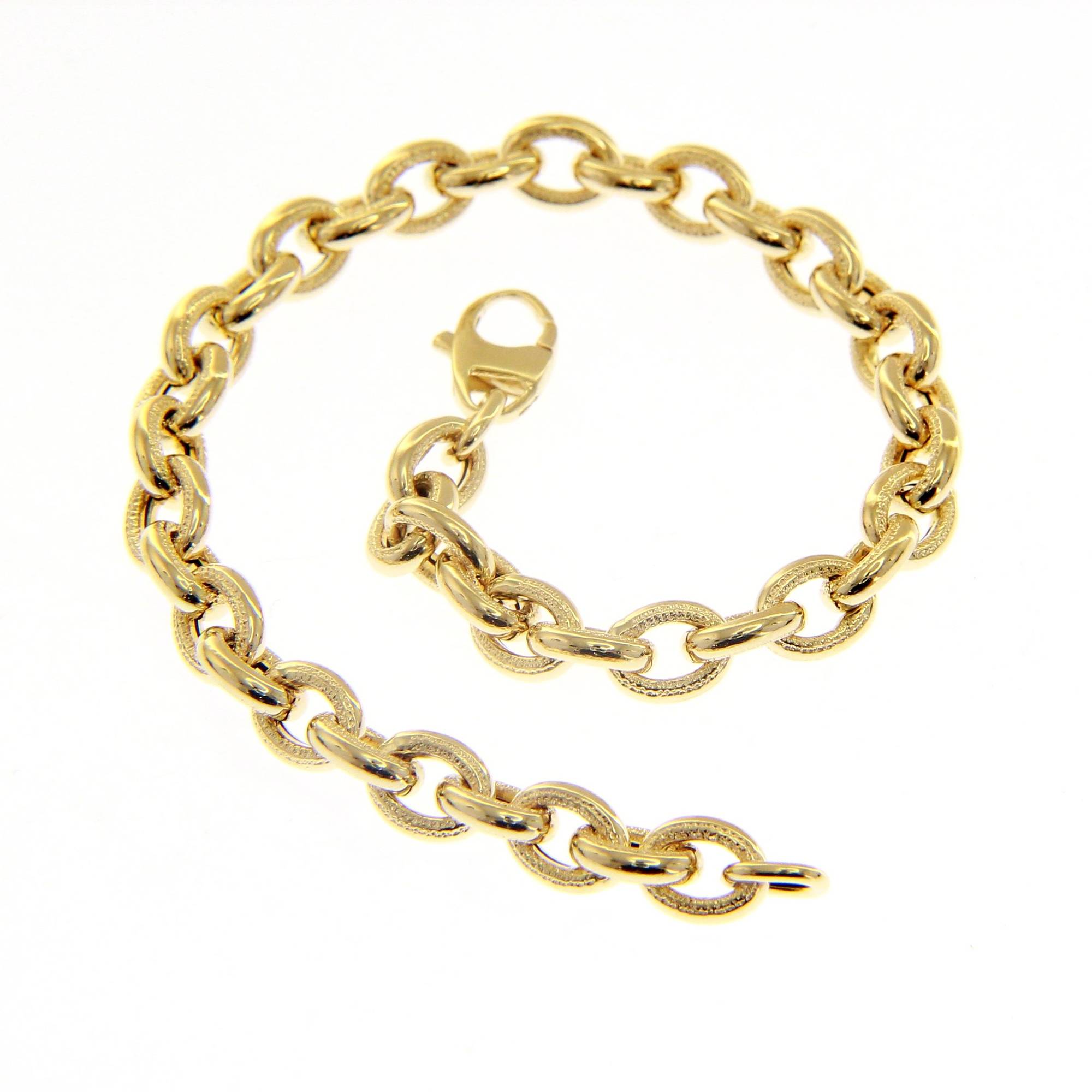 Kultainen rannekoru 6,2 mm 19 cm - Kulta-Aika verkkokauppa