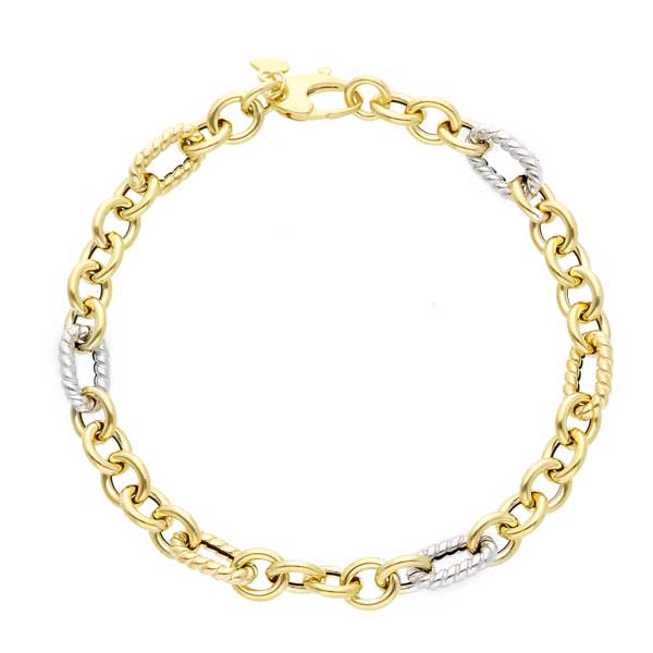 Kultainen rannekoru 19 cm - Kulta-Aika verkkokauppa